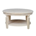Free Shipping! Vista Round Coffee Table Unfinished - Walmart.com - Walmart.com