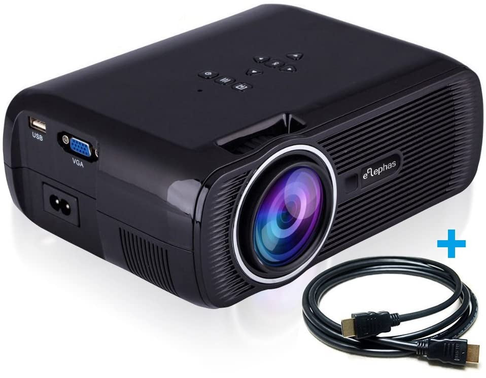 Video Projector, ELEPHAS LED Entertainment Movie Projector for Home ...