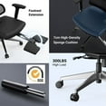 TOPCHANCES High Back Office Chair, Ergonomic Desk Chair with Armrest ...