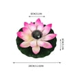 2pcs Waterproof Solar Floating Lotus Led Lights, Flower Shaped ...