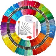 The Pioneer Woman® 6-Strand Embroidery Floss Kit, Heritage Floral, 6 ...