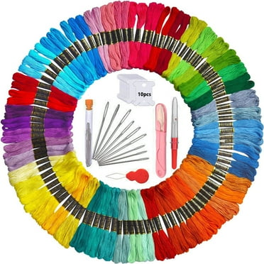 The Pioneer Woman® 6-Strand Embroidery Floss Kit, Heritage Floral, 6 ...