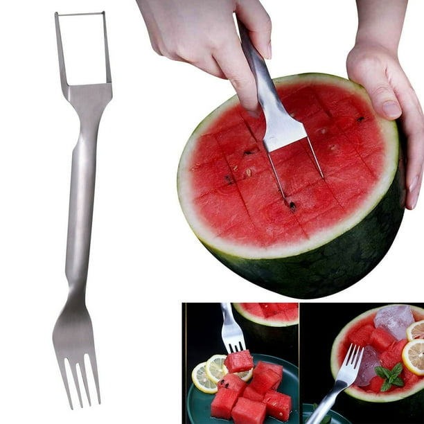 EIMELI AOVUWU 2-in-1 Watermelon Fork Slicers Watermelon Cutter Summer ...