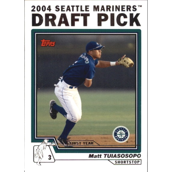 2004 Topps Traded #T89 Matt Tuiasosopo DP RC MLB Baseball Trading Card ...