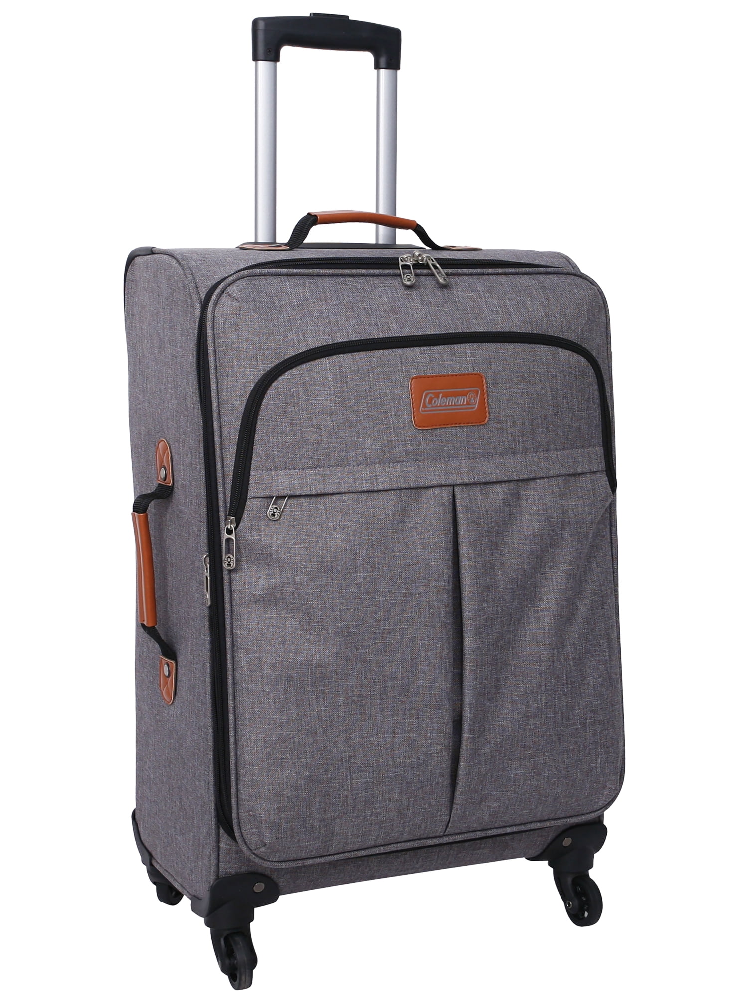 Coleman 24 Brockton Upright Spinner Luggage, Heathered Grey - Walmart.com