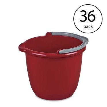 Sterilite 10 Qt. Spout Pail Classic Titanium - Walmart.com