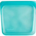 Stasher Reusable Silicone Sandwich, Food Storage & Cooking Bag - Clear ...