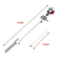 Pole Saw Gas Powered, 94.48-133.85in High Branch Saw Extension,42.7CC 2 ...