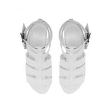 READYSALTED Women's Cleated Chunky Platform Sandals in Open Toe Ankle ...