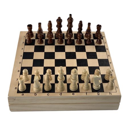 Wooden Chess Set (Chess Pieces Included) Hockey Wooden Games for Kids ...