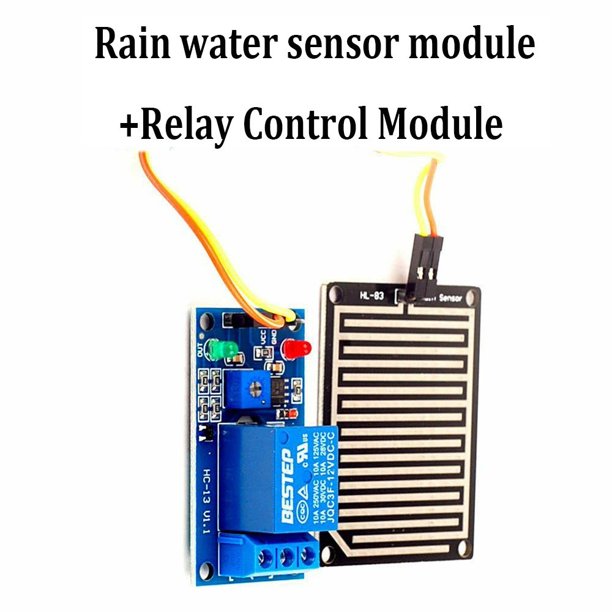 Rain Sensor 12V Raindrops Water Detection Module Raindrop For Raspberry Pi 250V - Walmart.ca