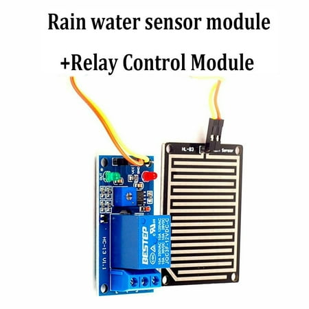 Rain Sensor 12V Raindrops Water Detection Module Raindrop For Raspberry ...