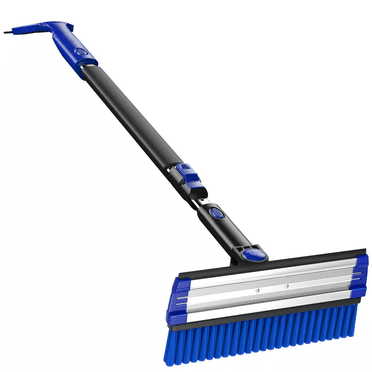 SubZero 50" Maxx Force Snowbroom Metal Extendable Pole with Heavy Duty ...