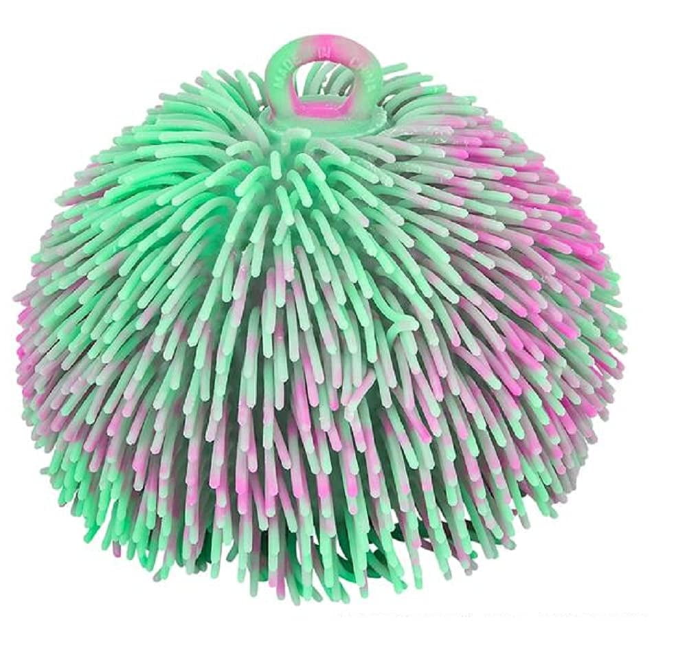 9 Inch Thick Squishy Puffer Ball - Tie-Dye Green - Walmart.com