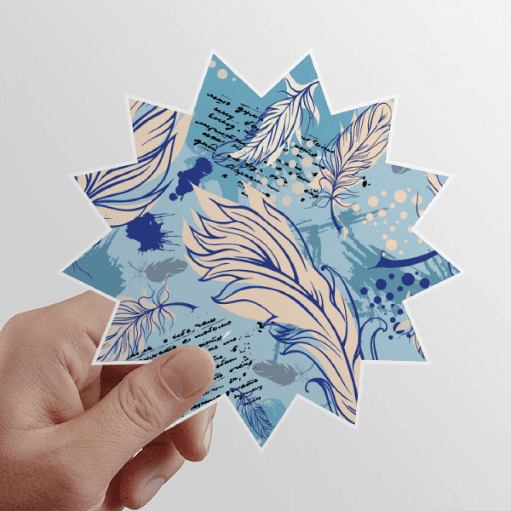 Pluma agua Ocean Dot carta Calcomanías solares de vinilo | Walmart en línea