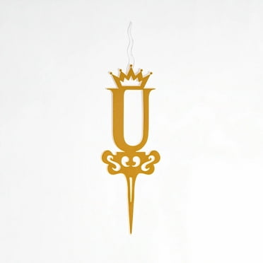 Decorative Acrylic Cake Topper Candle LETTER 'Happy Anniversary ...