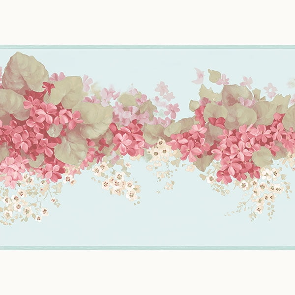 Norwall Wallcoverings Pretty Prints 4 PP79470DC Hortensia Wallpaper ...