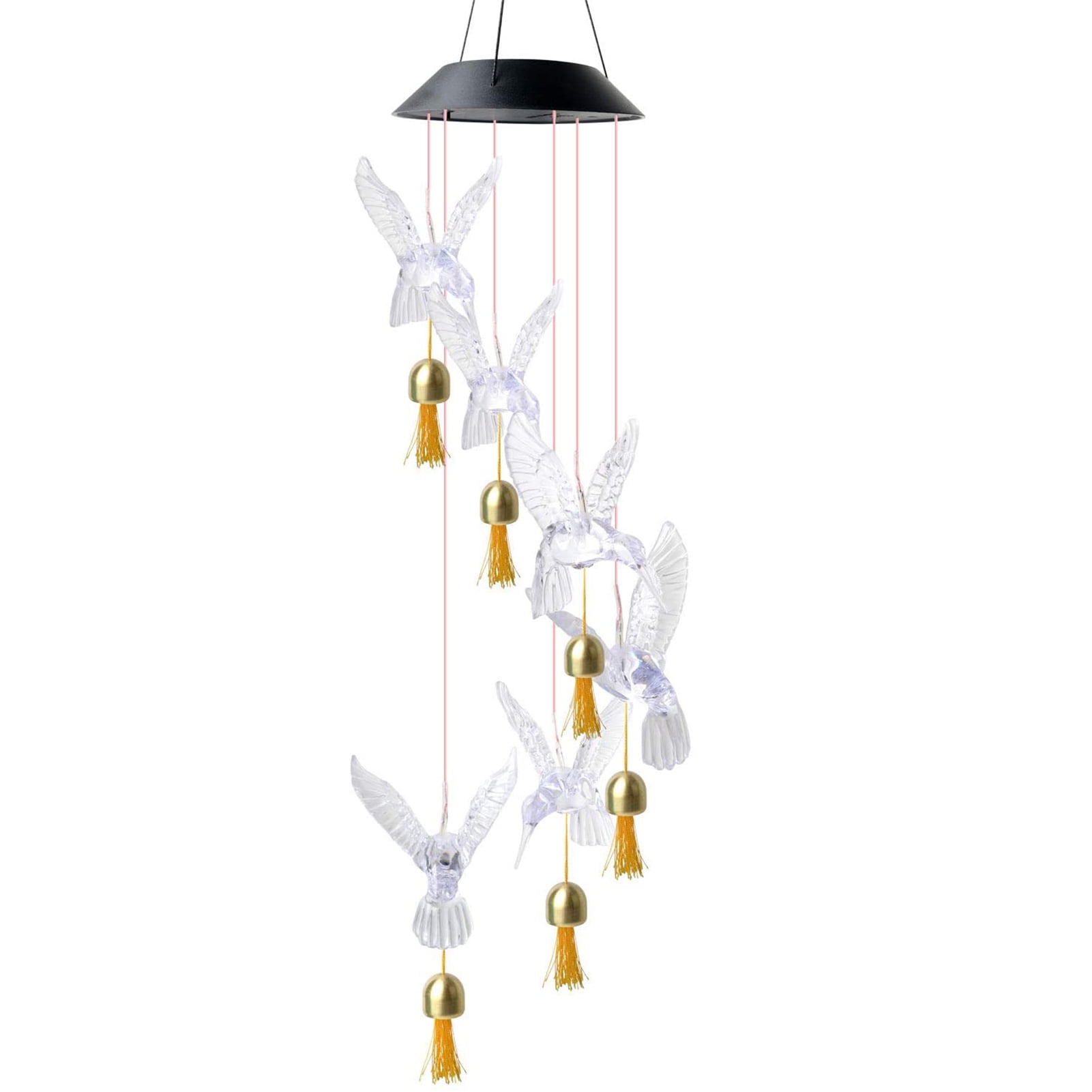 Click here for Pepisky Solar Hummingbird Wind Chime With Bells Co... prices
