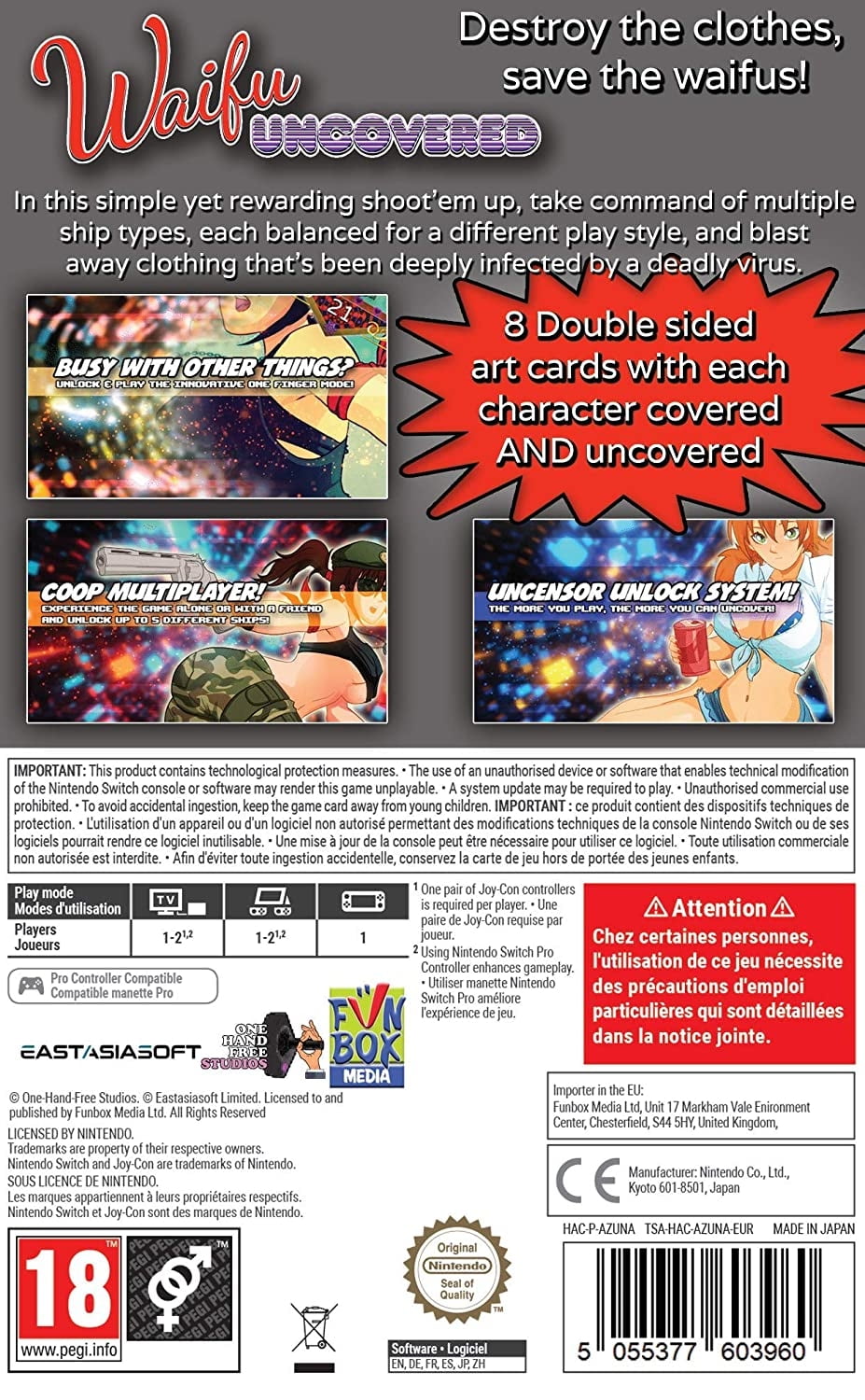 Waifu Uncovered (Nintendo Switch) Funbox Media Funbox Media | Walmart en línea