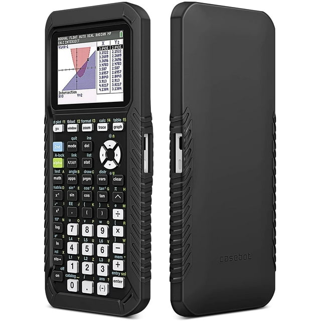 Casebot Silicone Case for TI-84 Plus CE Graphing Calculator, Shockproof ...