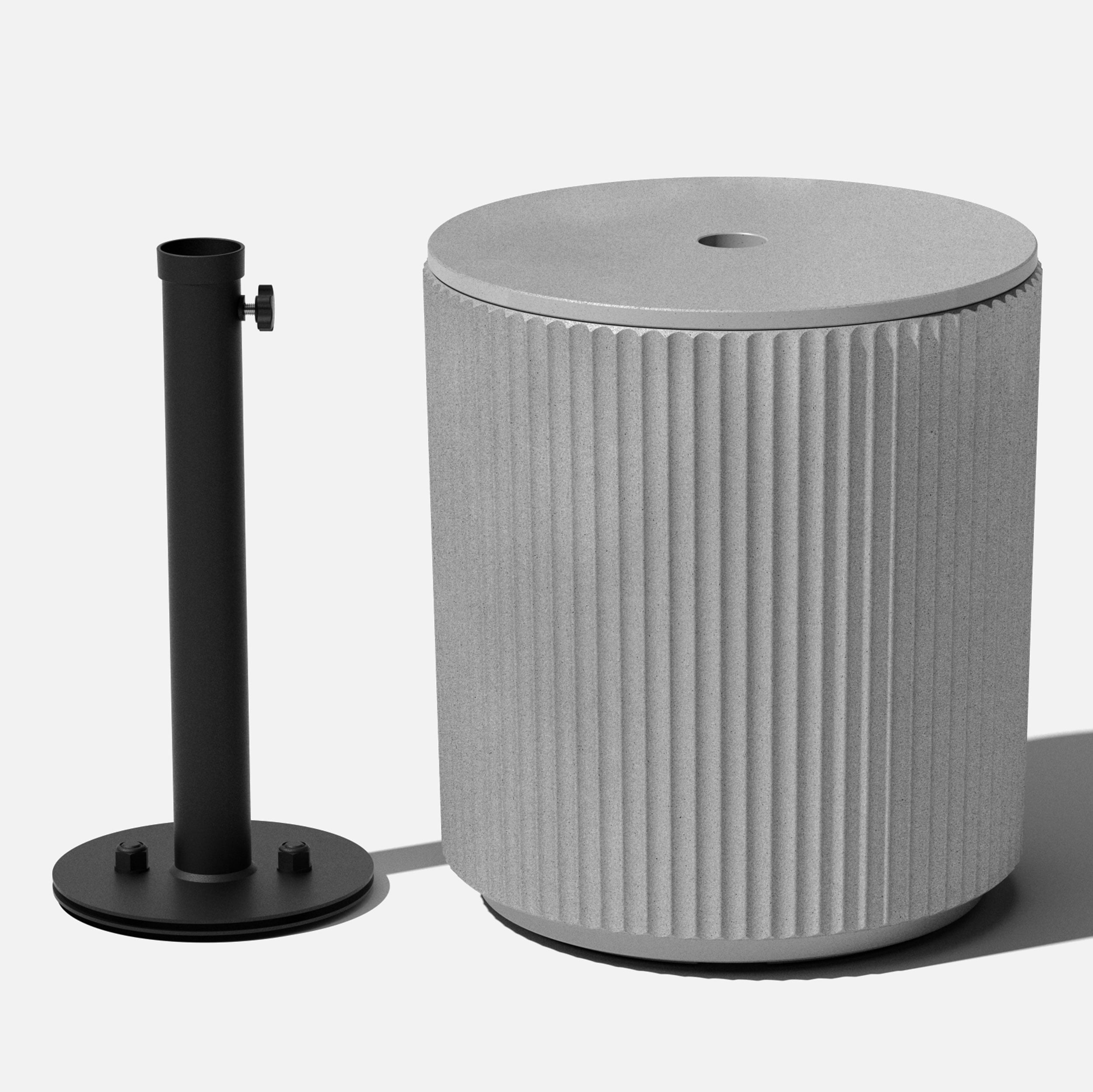 Veradek Umbrella Side Table - Gray - Walmart.ca