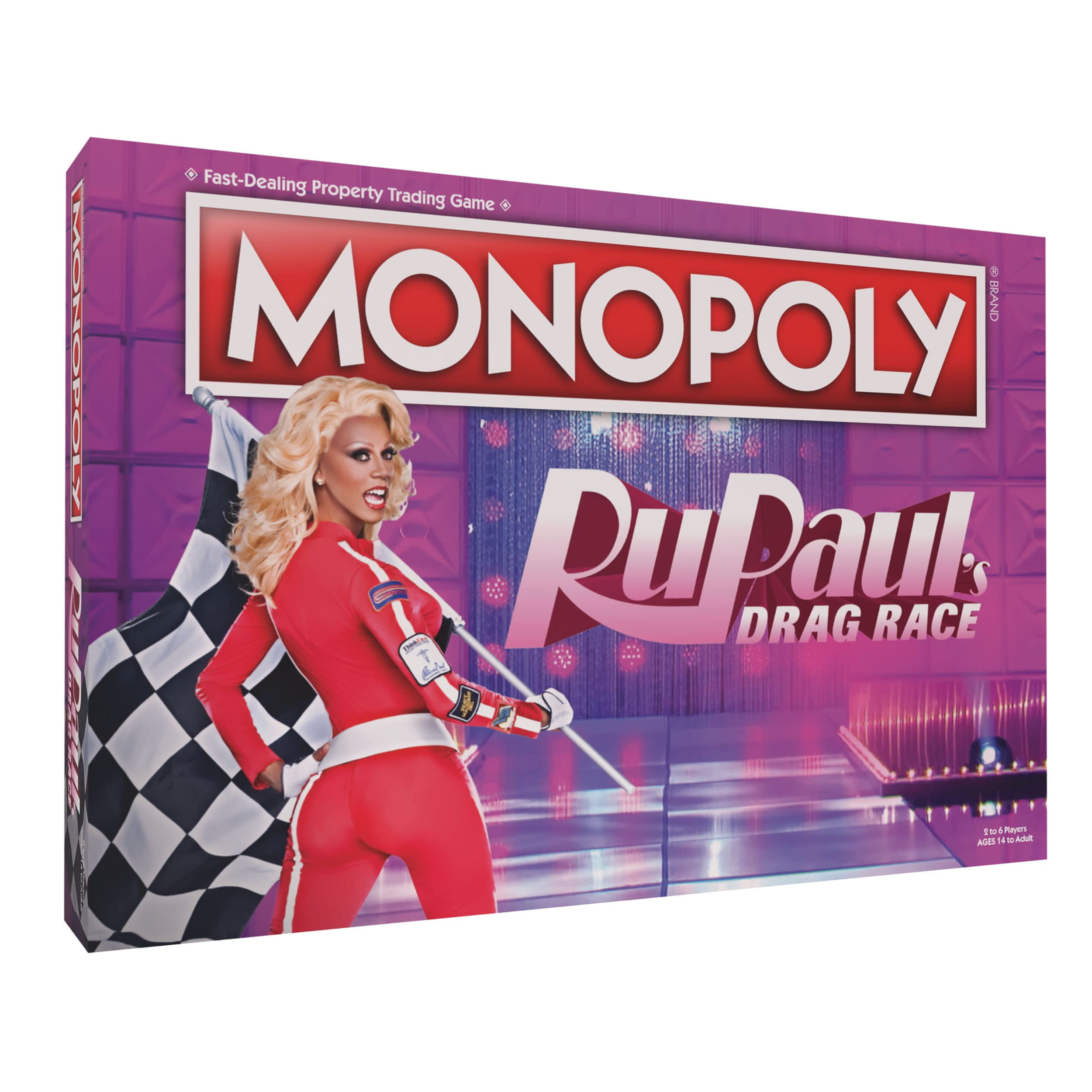 Juego de mesa USAOPOLY Monopoly RuPaul's Drag Race para 6 jugadores ...