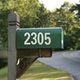 Outdoor Mailbox Numbers Letters Stickers Reflective 4 Sheets Digital ...