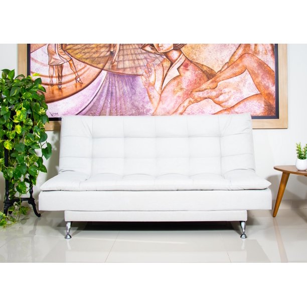 Sofá cama Carmen 3 Posiciones M Y E Muebles Carmen 3 Plazas Perla | Bodega Aurrera en línea