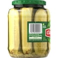 Claussen Kosher Dill Pickle Halves, Fresh and Crunchy, 32 fl. oz. Jar ...