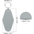 40pcs Hotel Keychains Blank Vintage Plastic Rhombus Motel Key Tags ...