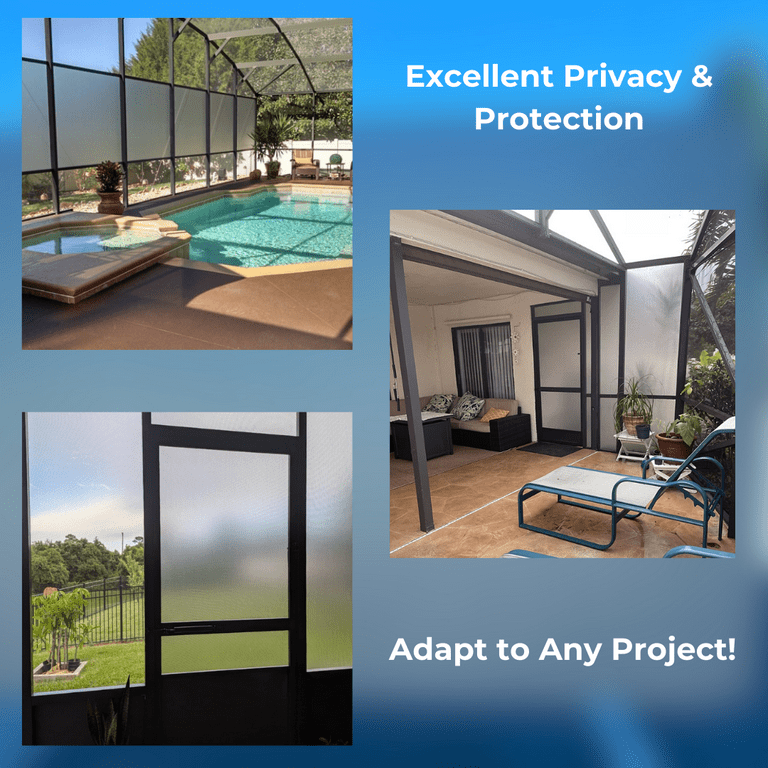 Pool Cage Privacy Screen Netting