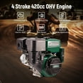 Maxpeedingrods 4 Stroke Engine Motor Gasoline 15HP 420cc Electric Start ...
