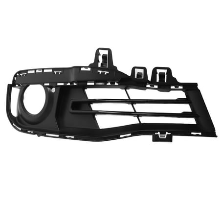 Car Fog Lamp Grill, ABS Impact Resistant Fog Light Grille Black For ...