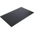 Black Leatherette 38 x 24 Desk Mat without Rails - Walmart.com