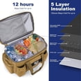 Hafmall Large Cooler Bag 48-Cans Insulated Leakproof Soft Sided Cooler ...