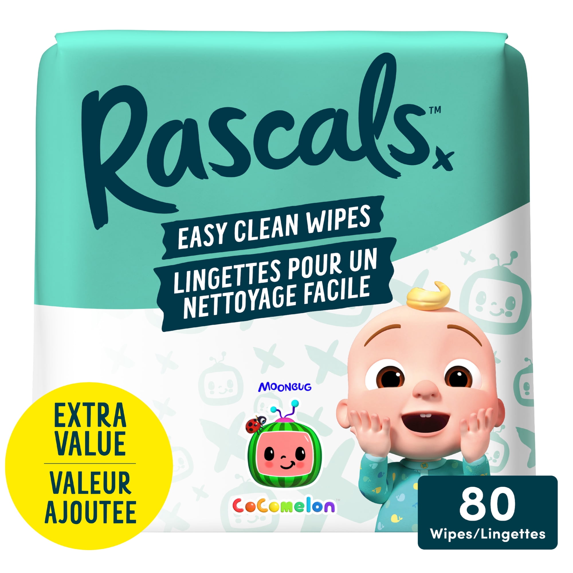 Click here for Rascals Easy Clean Baby Wipes  Single Pack  80 Cou... prices