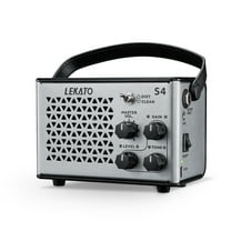 LEKATO Mini Guitar Amp 5W Rechargeable Electric Guitar Amplifier Clean ...