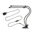 Great Value 2-Head Flexible LED Clamp Grow Light 10W Full Spectrum with ...