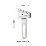 Uxcell 15mm Outlet Binder Folder Binding Belt Loop Binder for Sewing ...