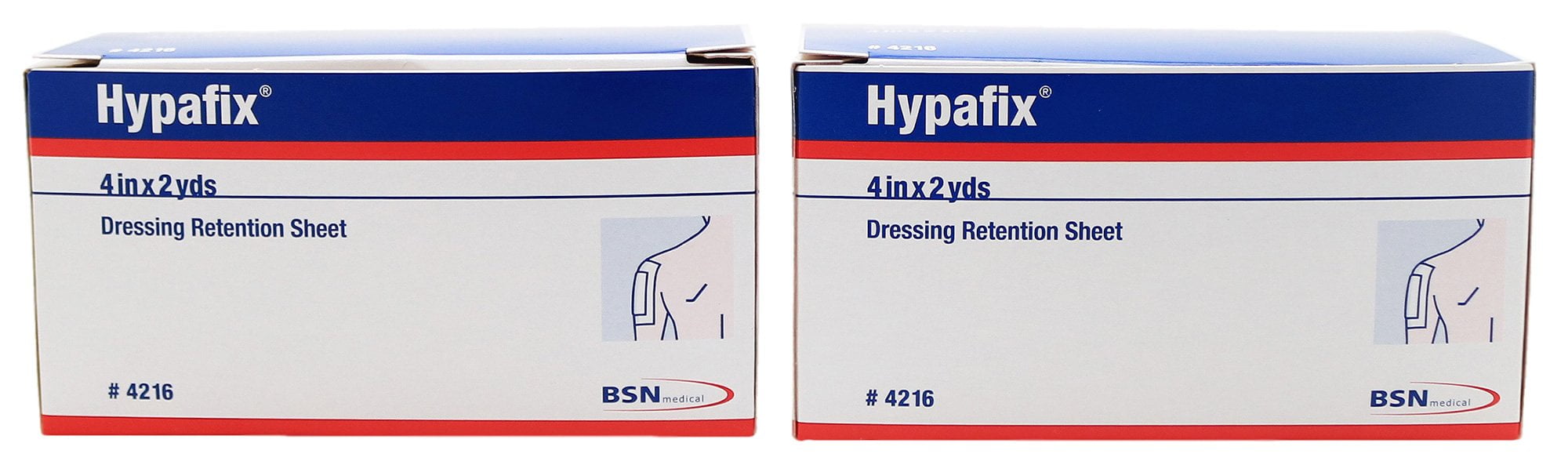 Buy Smith and Nephew 4216 Hypafix Tape 4 x 2 Yards - Pack of 2 Rolls ...