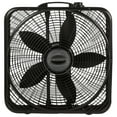 Lasko 20" Power Plus 3-Speed Indoor Window Box Fan, Black, B20801 ...