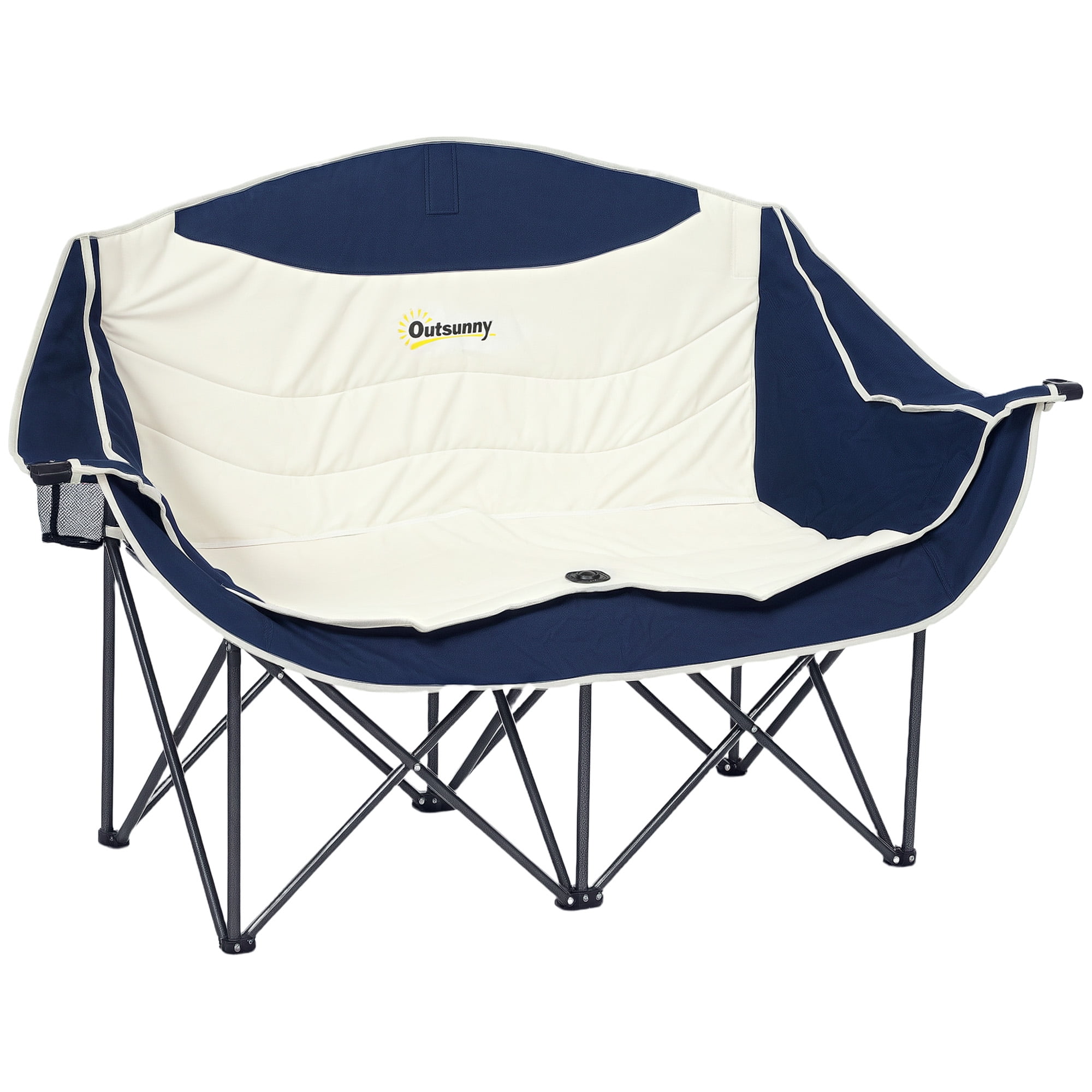 Click here for Outsunny Double Camping Chair  Padded Camp Chair W... prices