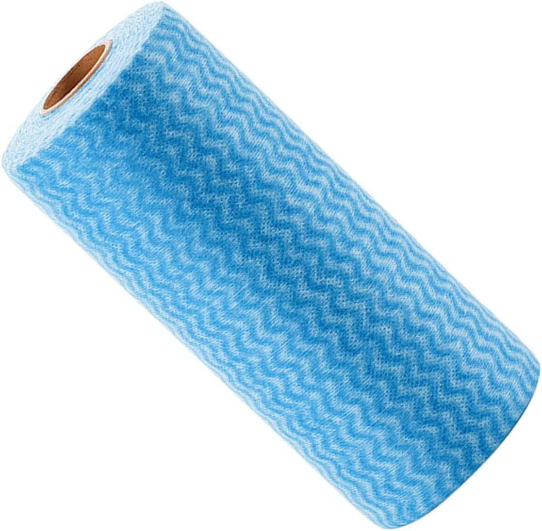 1 rollo (azul) paño de limpieza de microfibra paños de cocina de ...