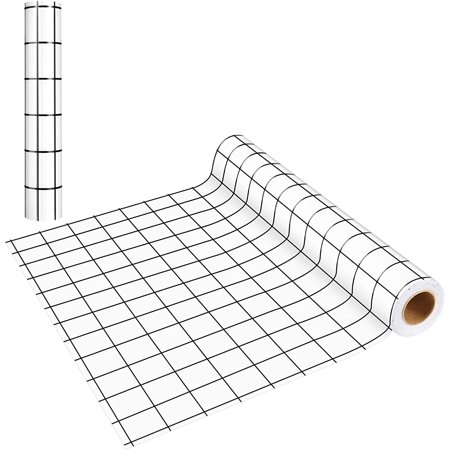 AIMTYD Clear Transfer Paper Tape Vinyl - 12"x15 FT w Black Alignment ...