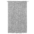 Black White Texture Sheer Curtains 84 Inch Long 1 Panel Abstract Modern ...
