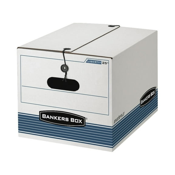 Bankers Box Systematic Letter/Legal Storage Boxes, Heavy-Duty, Business ...