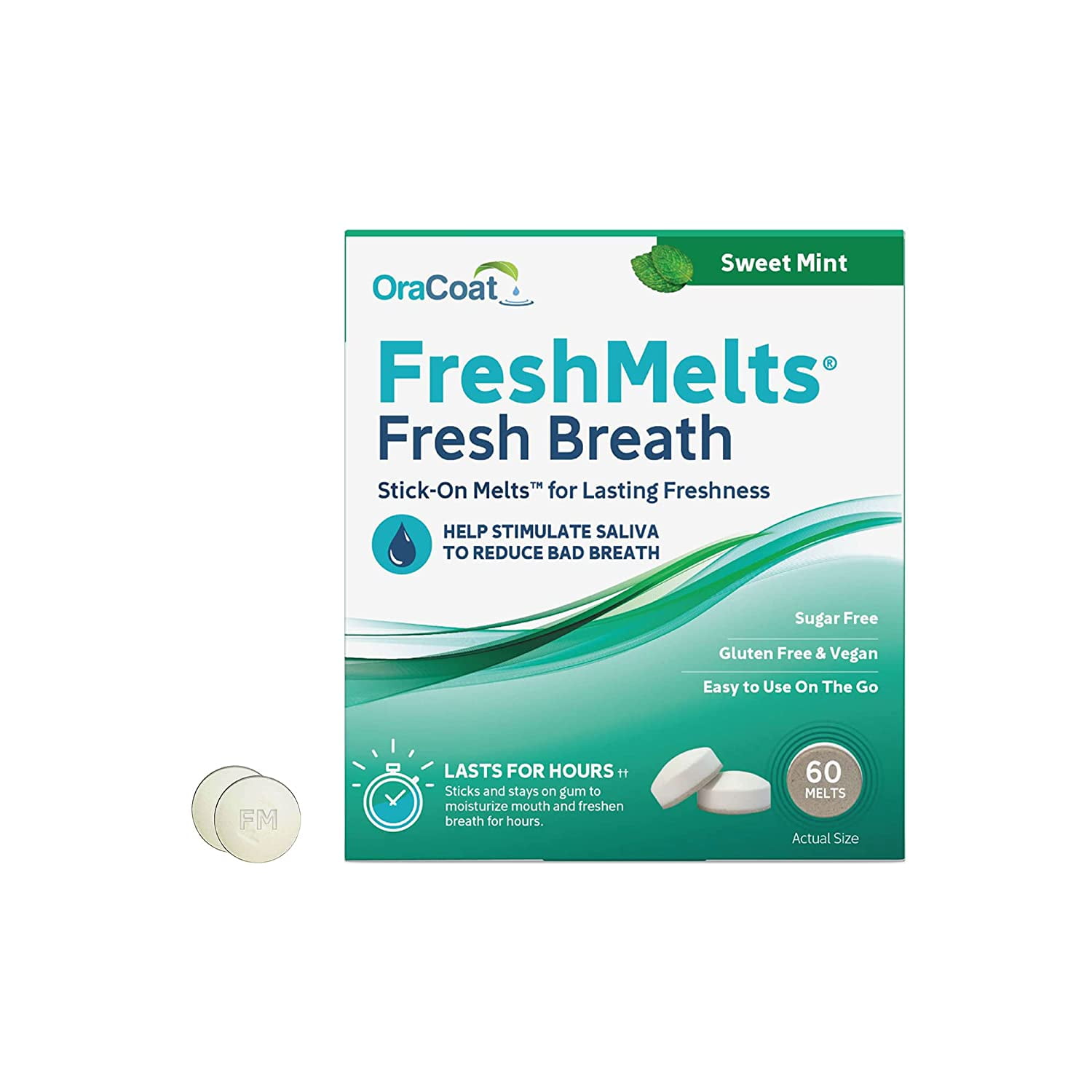 Click here for Oracoatâ Freshmeltsâ Fresh Breath Stick-Onâ„¢ Melt... prices