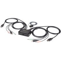 StarTech.com SV431USB 4 Port Professional VGA USB KVM Switch with Hub ...