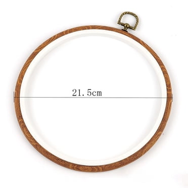 Hand Embroidery Hoop Wooden Circle Frame for Cross Stitch Embroider ...