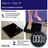 iHome Digital Battery Powered Bathroom Scale 397 lbs FSA and HSA ...